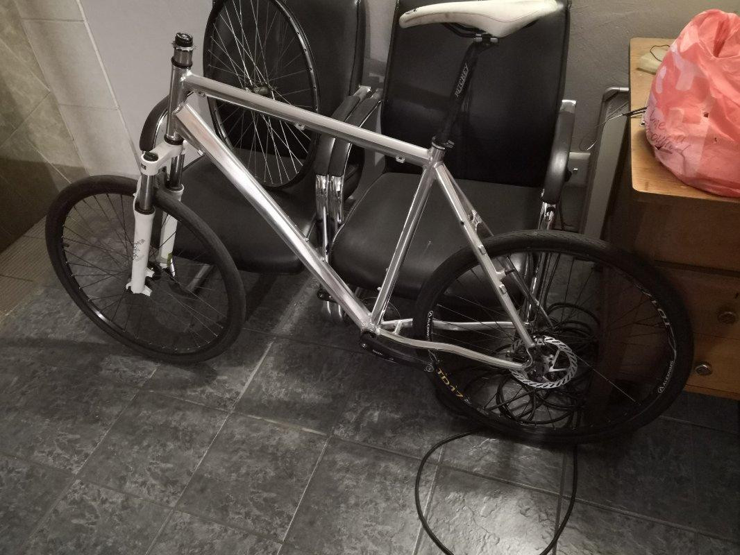 Polished Marin Rolling Chassis | Hardtail Mountain Bike Frames | Bike Hub