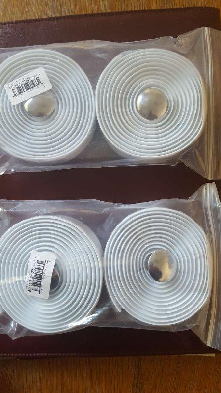 White Padded Handlebar Tape | Grips & Bar Tape | Bike Hub