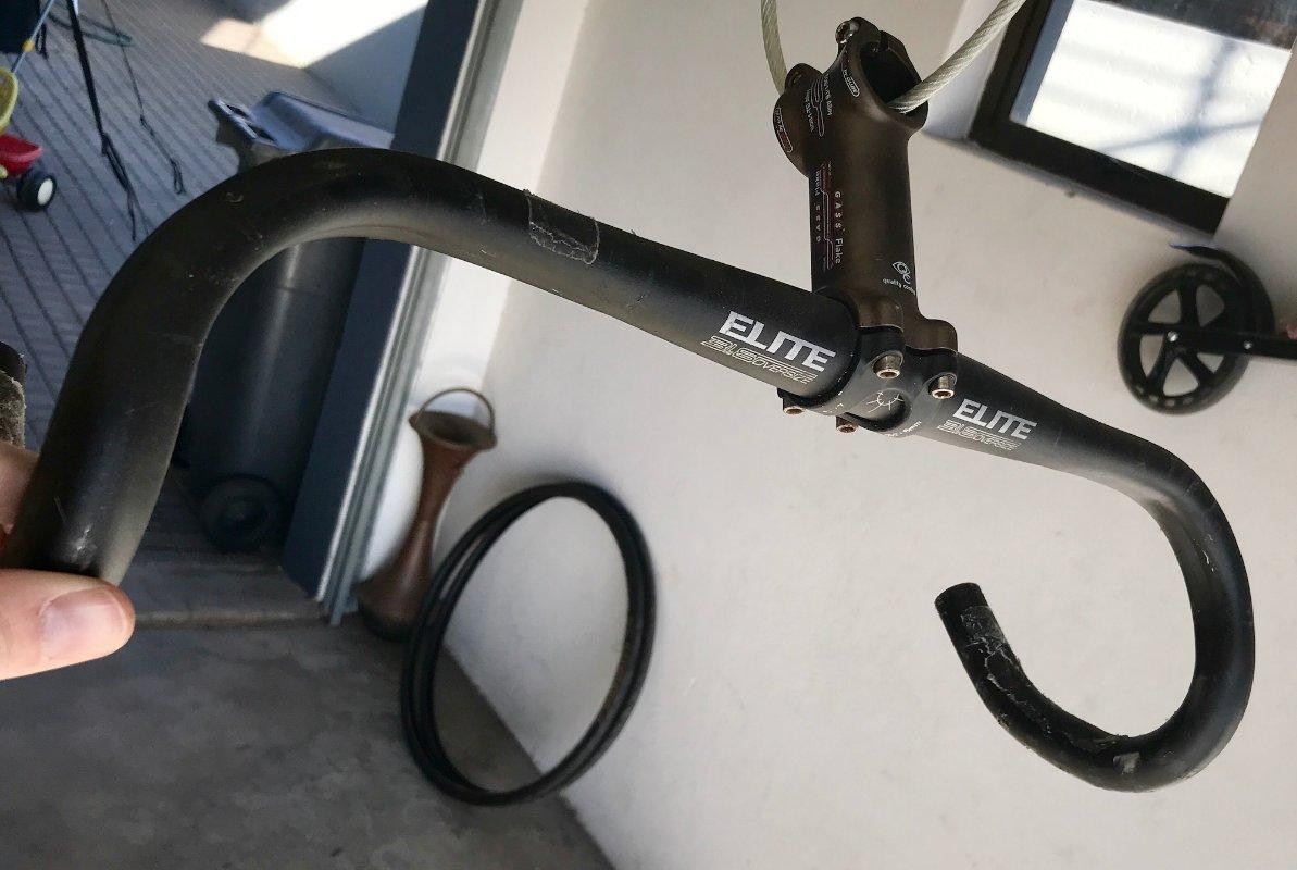 Elite 31.8 Handlebar And 100mm Stem | Handlebars | Bike Hub