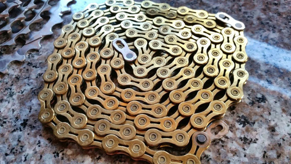 SRAM XX1 Cassette + Gold Chain - Very Low Mileage | Bike Hub