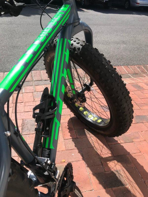 2016 Scott Big Jon Hardtail Fat Bike Black Green | Bike Hub