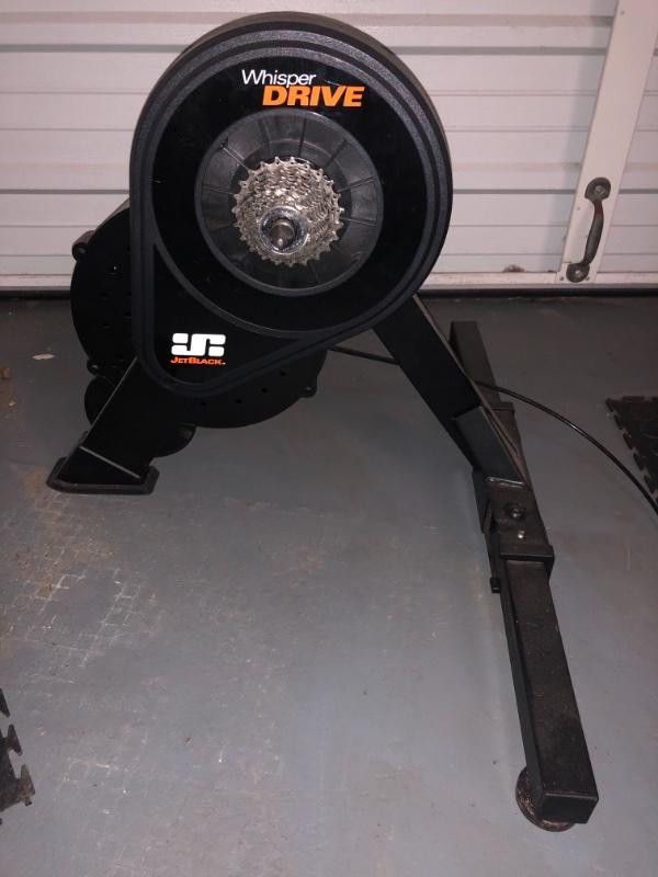Jet Black Whisper Drive Indoor Trainer | Indoor Trainers & Accessories ...