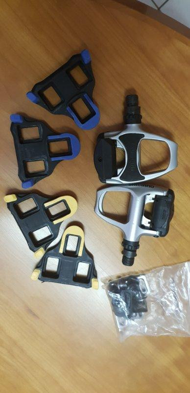 SHIMANO PEDDALS WITH 2 SETS OF CLEATS - BRAND NEW | Shoes | Bike Hub
