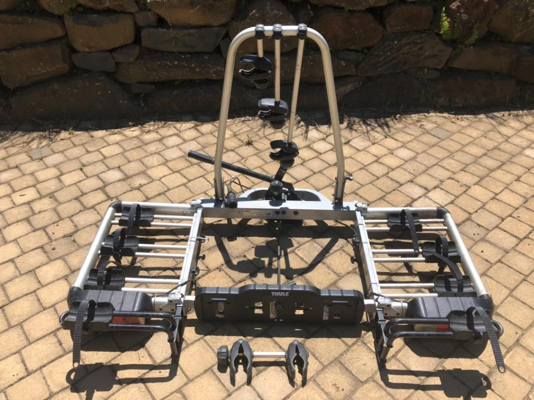 Thule 3 Bike + 1 Extension Rack. Fully Lockable. | Bike Racks ...