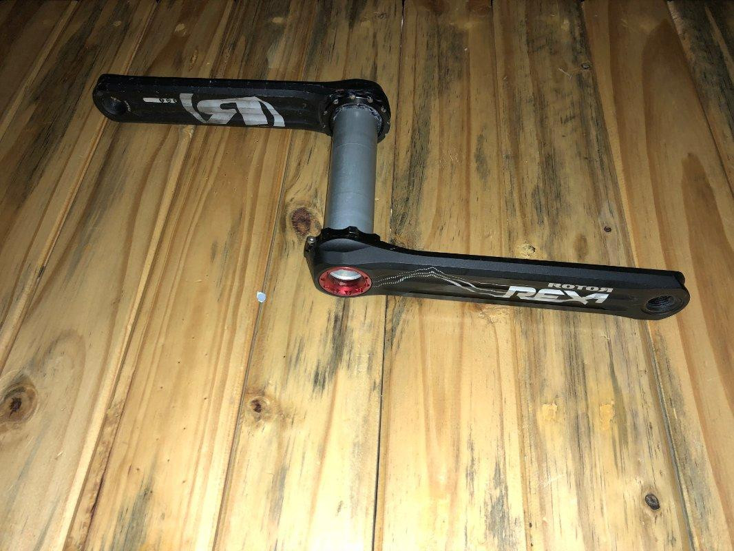Power 2 Max Power Meter With Rotor Rex 1 Crank | Power Meters | Bike Hub
