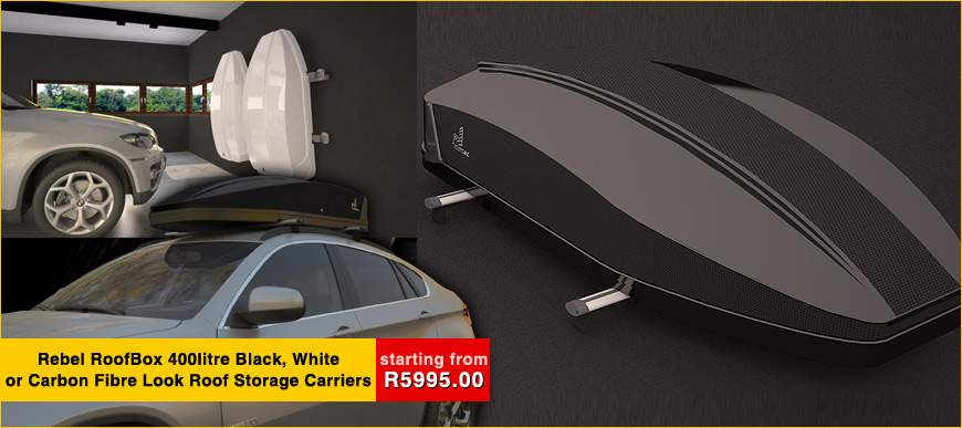 Rebel RoofBox 400 Roof Storage Carriers - 400litr | Bike Racks ...