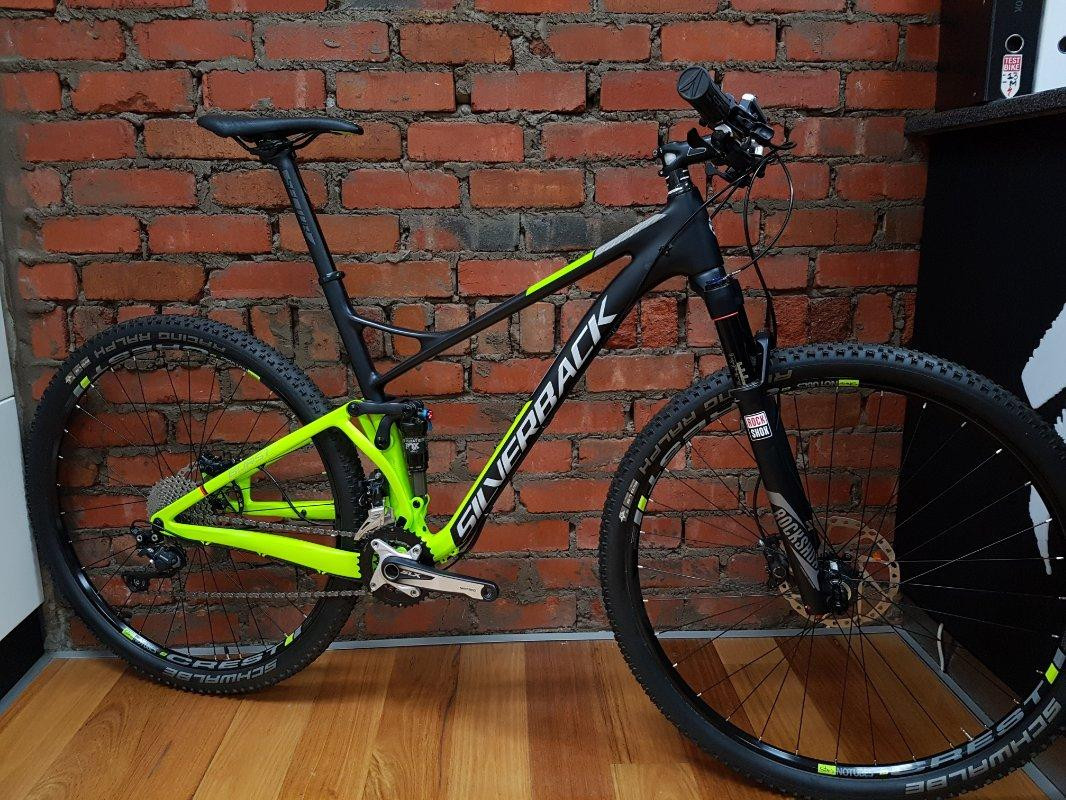 NEW Silverback Sesta Comp Carbon Large | Dual Suspension Mountain Bikes ...