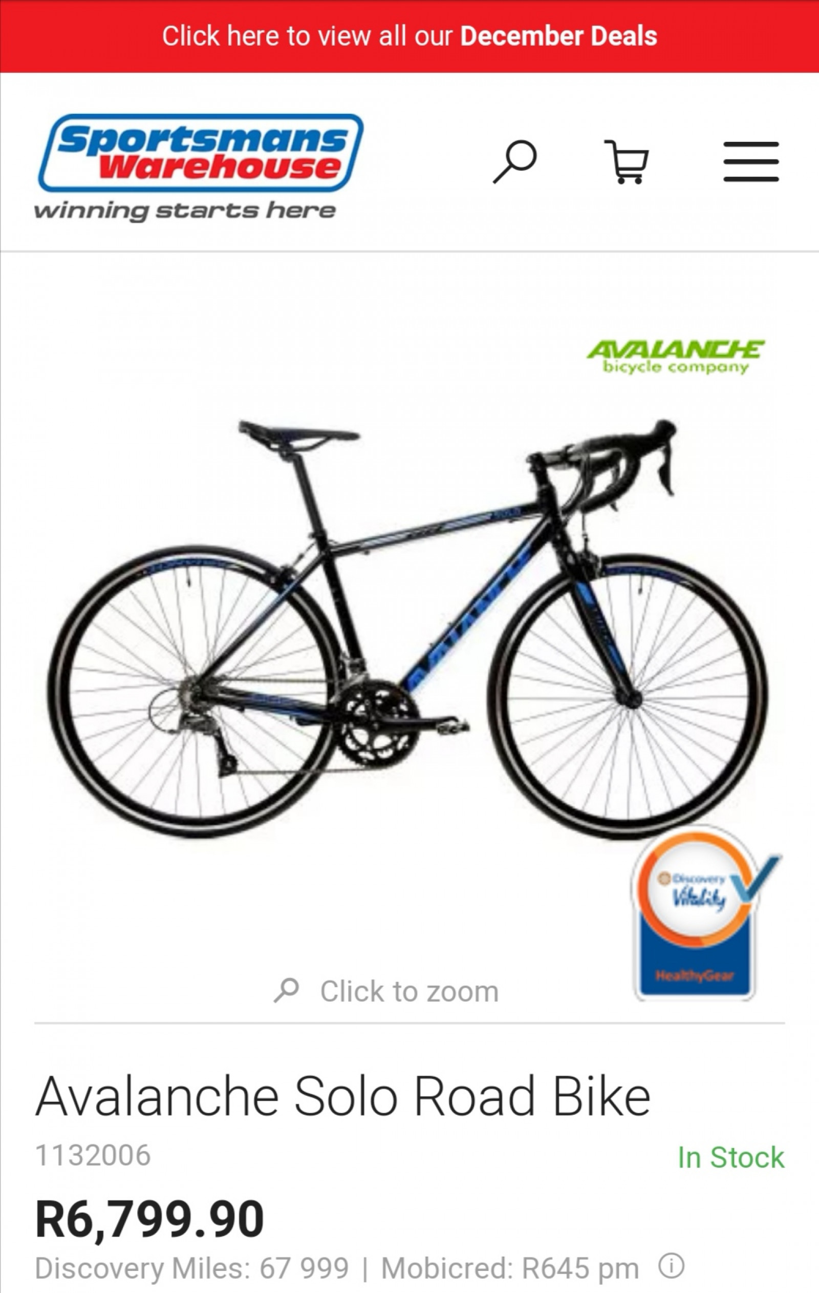 Avalanche Solo road bike | Bike Hub