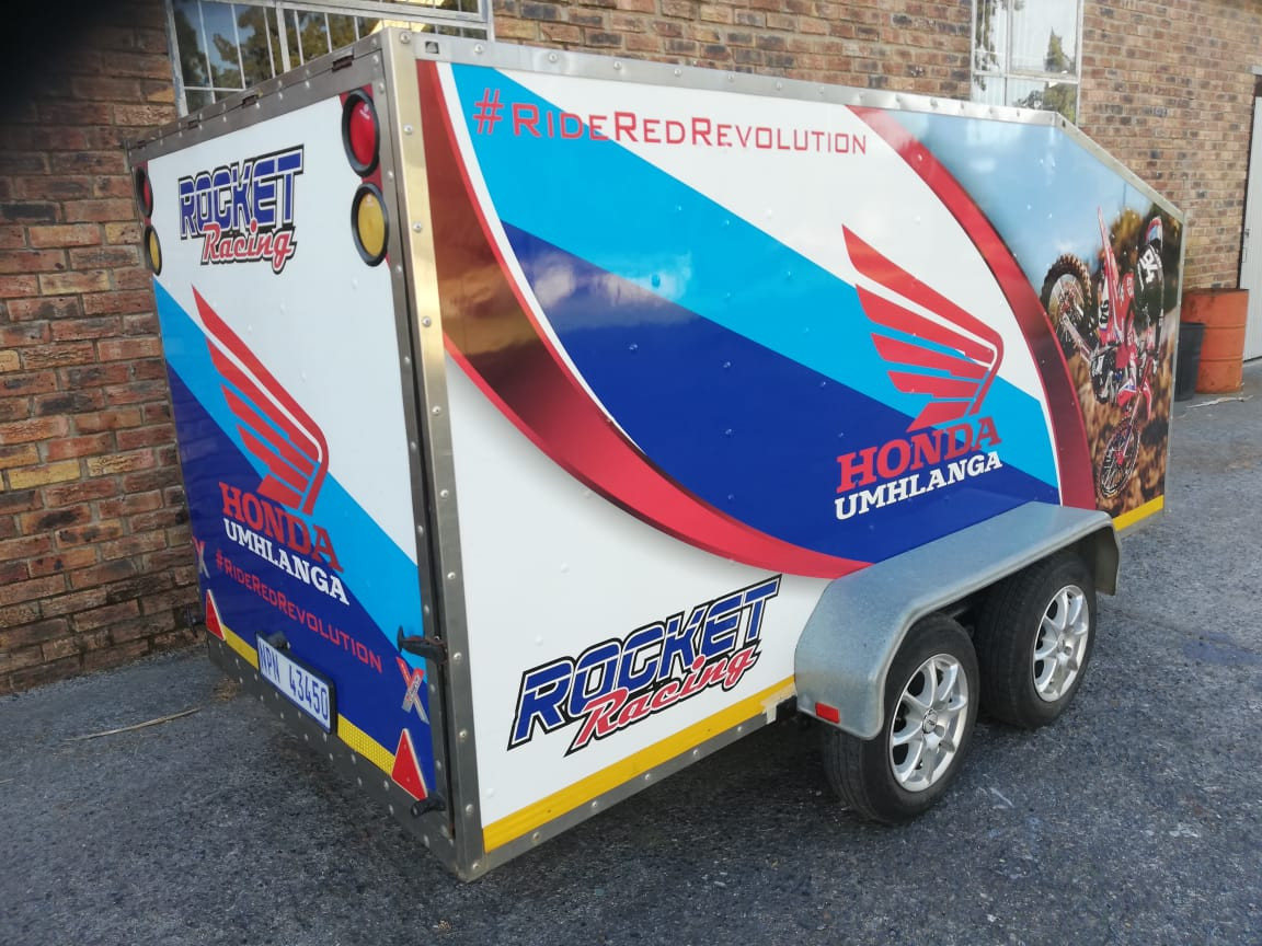 Motorbike or Bicycle Enclosed Racing Trailer | Trailers | Bike Hub