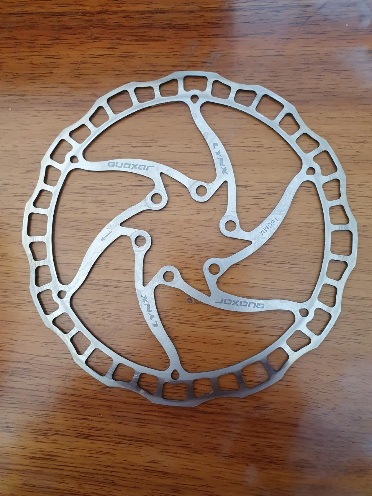 Almost new Quaxar Lynx 160mm brake rotor | Mountain Bike Brakes | Bike Hub
