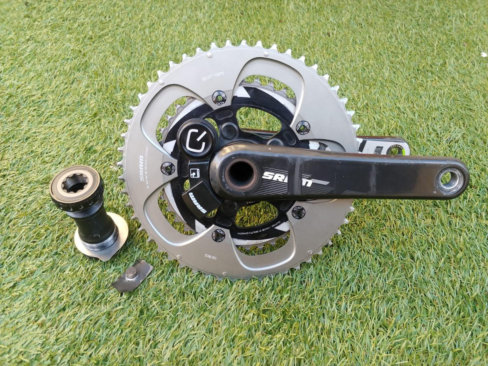 Quarq Power Meter For Grx | Wolf Tooth Shimano 12-Speed GRX Chainring ...