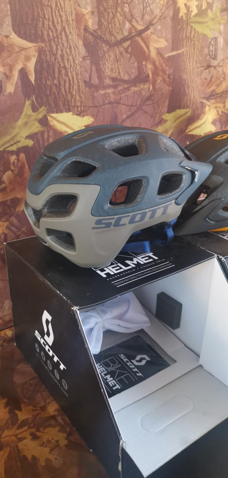 Scott vivo plus helmet - Medium - Blue | Helmets | Bike Hub