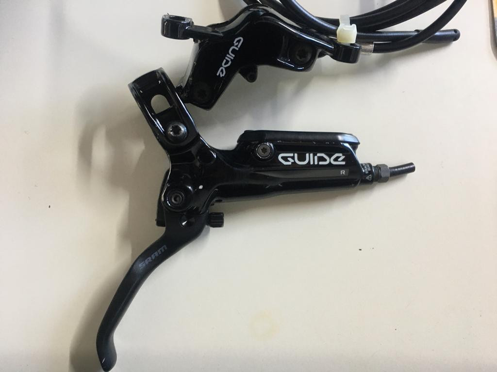 2019 SRAM GUIDE R 4 Piston brake set | Mountain Bike Brakes | Bike Hub
