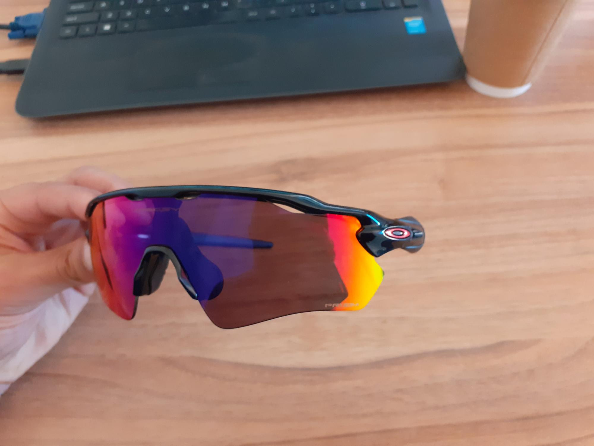 Oakley Radar EV - Red Prizm Lens | Eyewear | Bike Hub