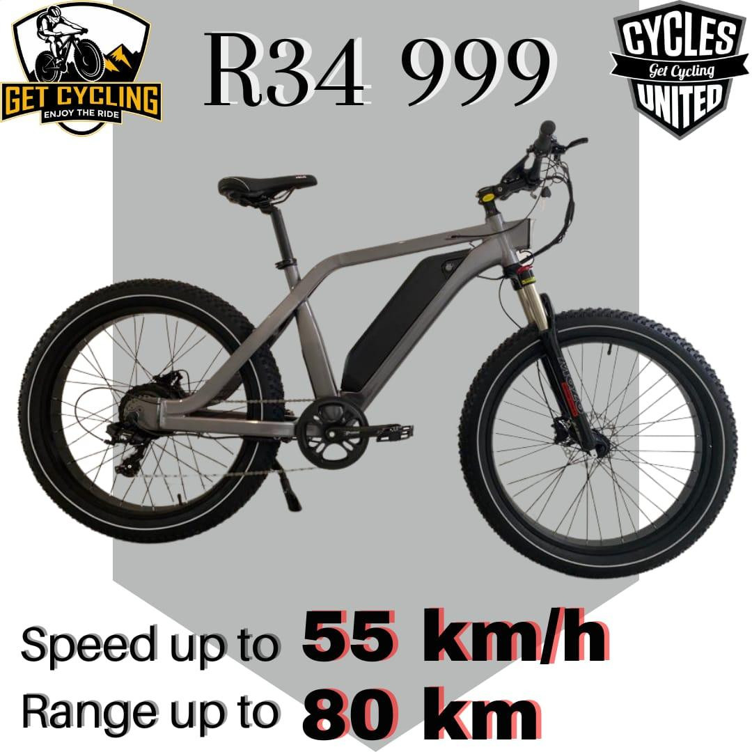 ETR 100 Fat Tyre E-Bike | Hardtail Mountain E-Bikes | Bike Hub