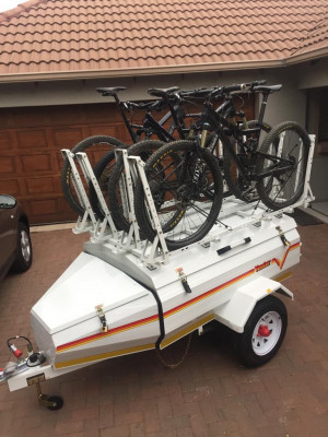 Venter trailer bicycle rack store