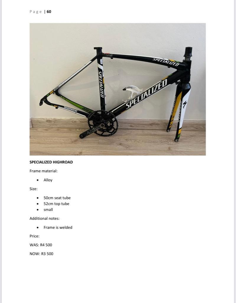 Frame sale - *repaired options* | Road Bike Frames | Bike Hub