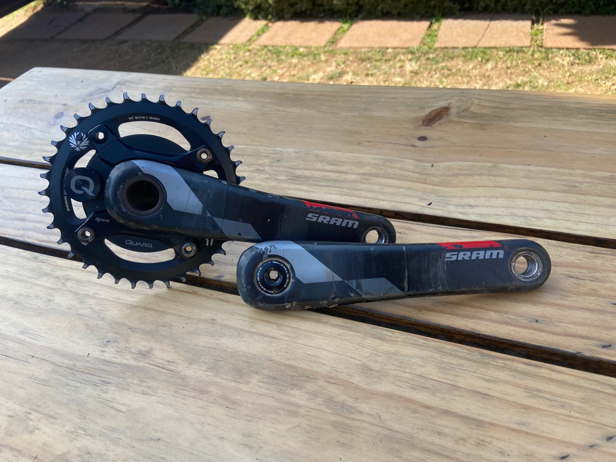 Quarq Powermeter (NonBoost) Sram carbon crank | Power Meters | Bike Hub