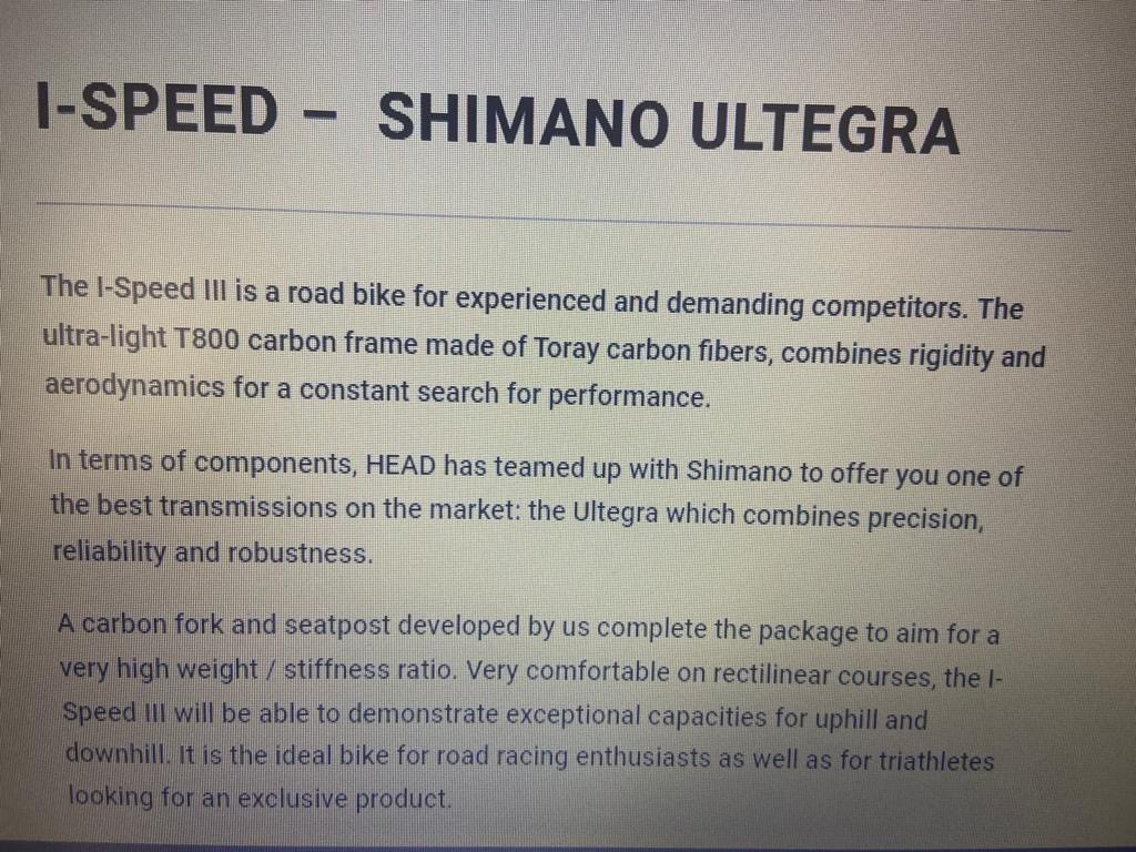 Head I-Speed III | Road Bikes | Bike Hub