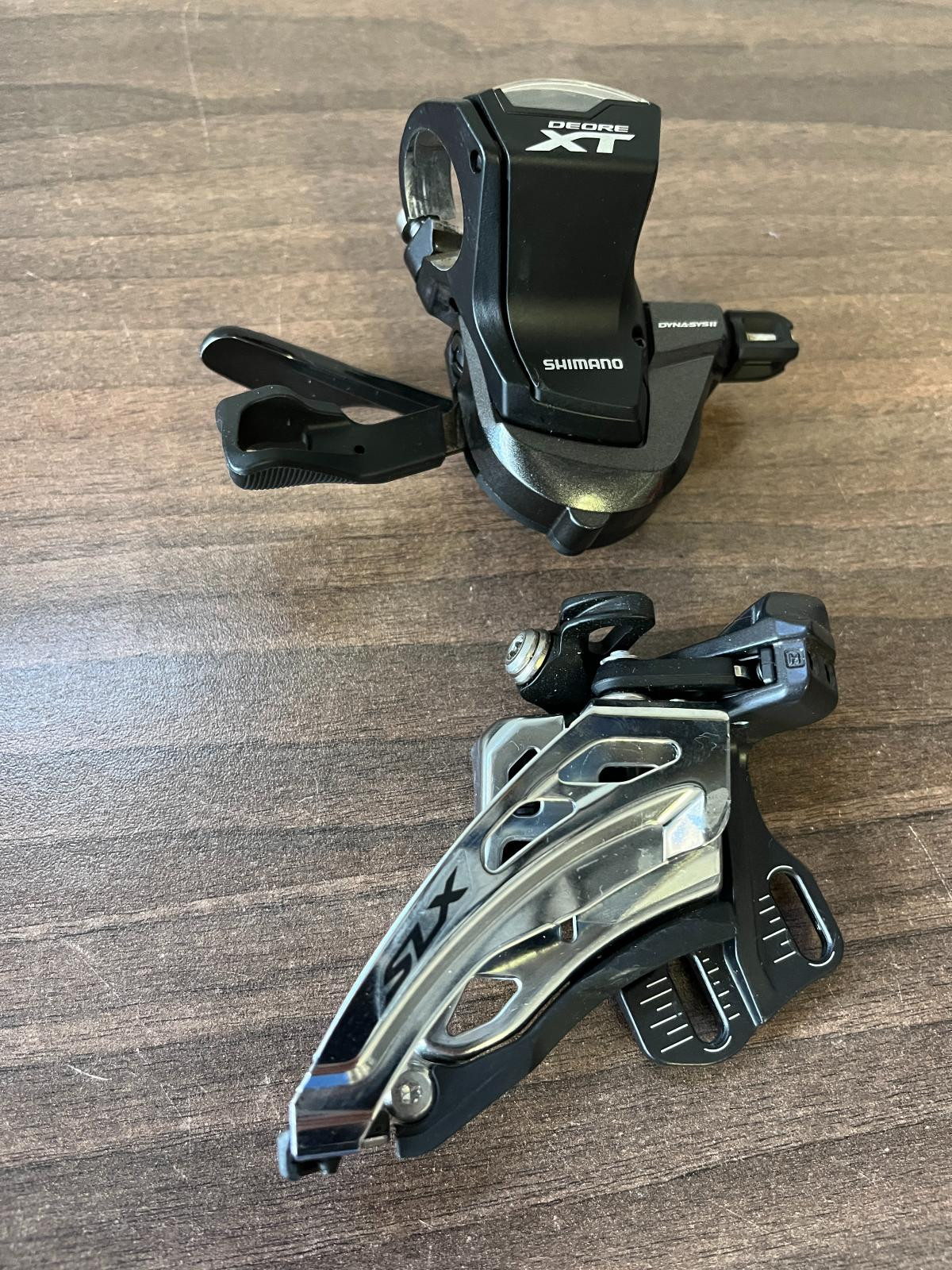 Shimano XT front shifter and SLX front dereilleur | Shifters | Bike Hub