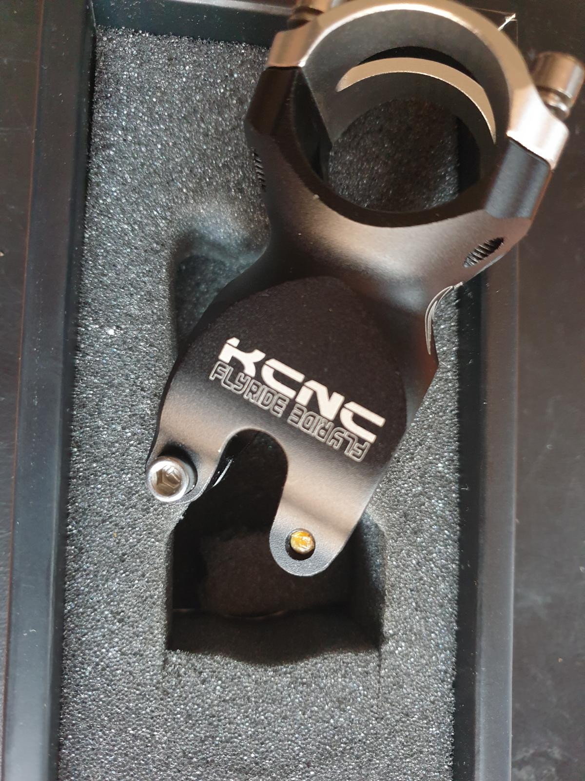 KCNC Fly Ride 31.8 Stem - black / silver | Bike Hub