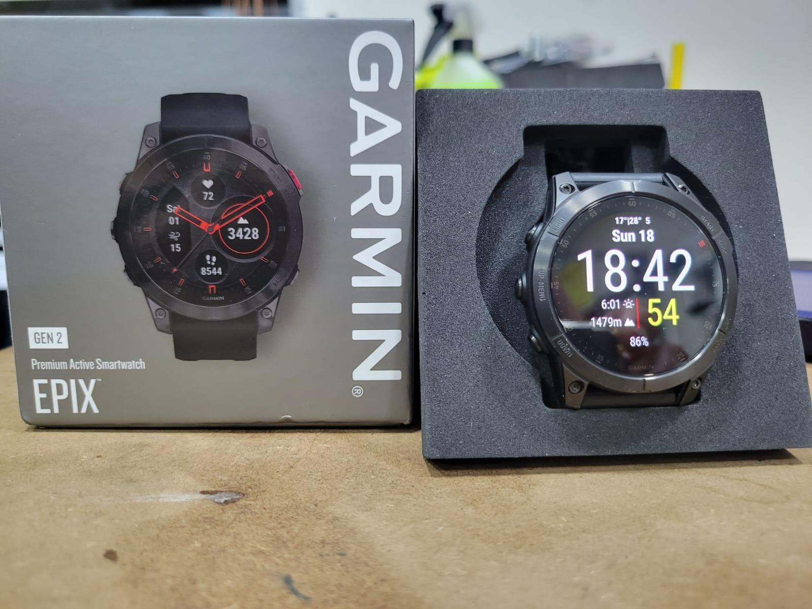 Garmin Epix Sapphire Titanium grey | Watches & Wearables | Bike Hub