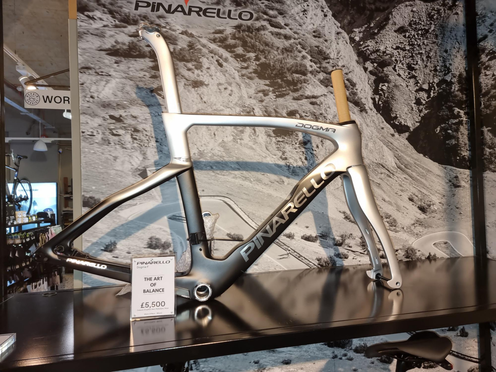 Pinarello Dogma F Disc Frame 54 Plutonium Flash | Bike Hub