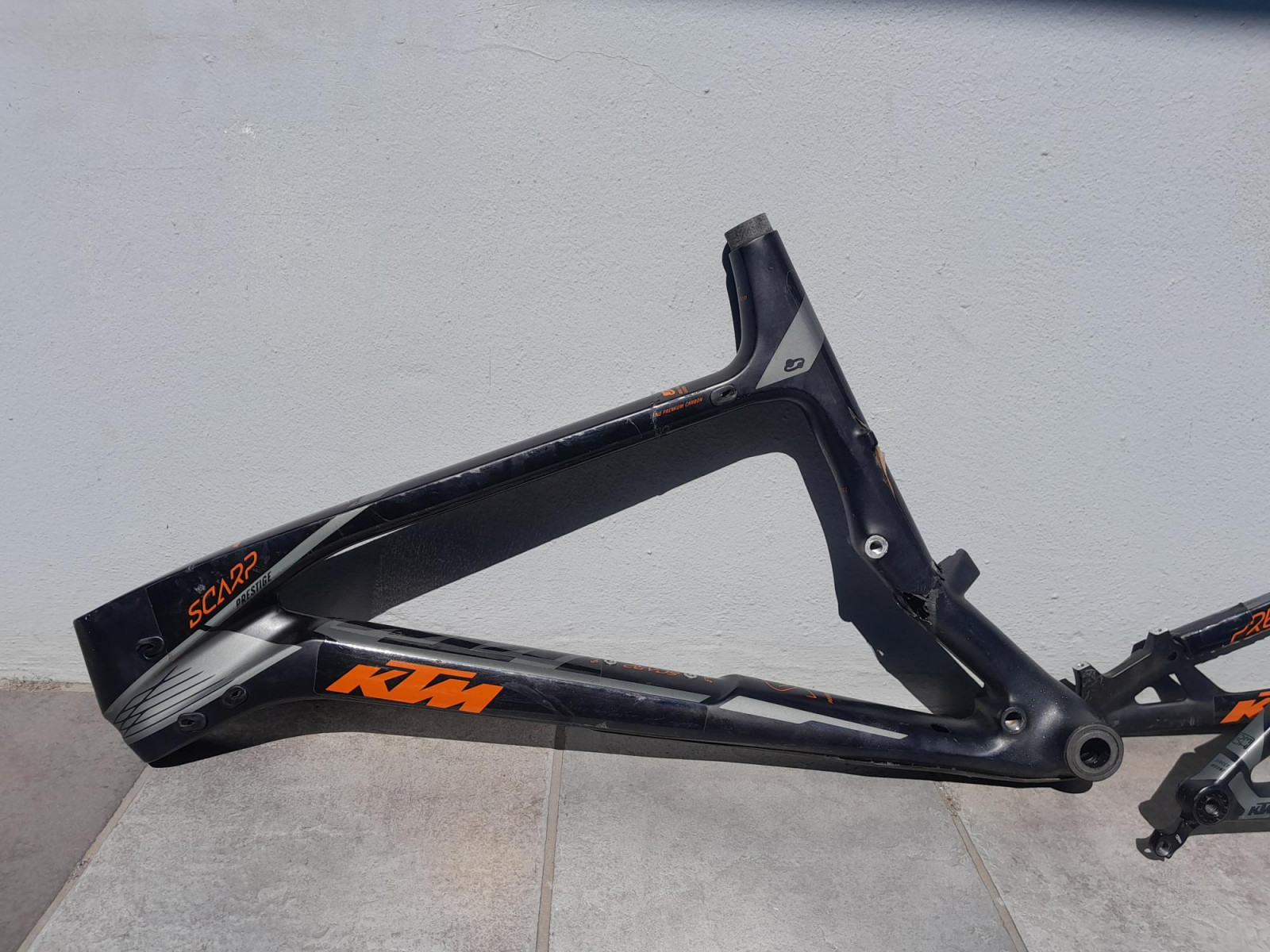KTM Scarp Damaged carbon frame | Dual Suspension Mountain Bike Frames ...