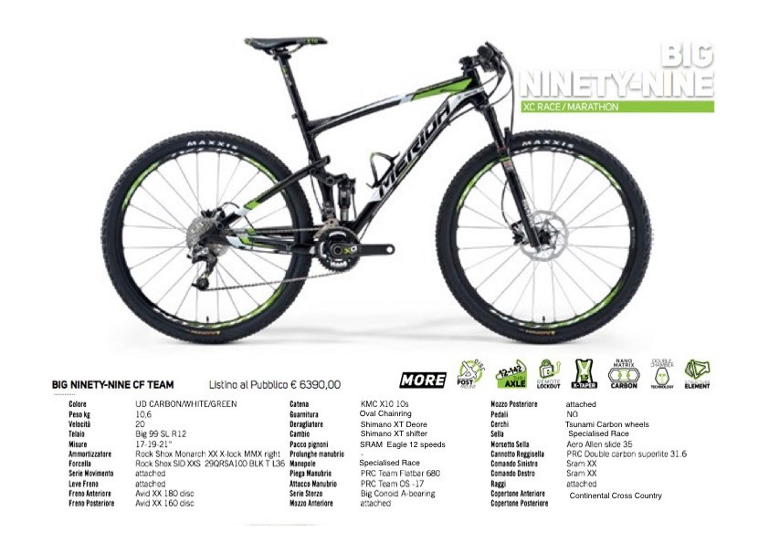 MERIDA BIG NINETY-NINE CF TEAM | Bike Hub