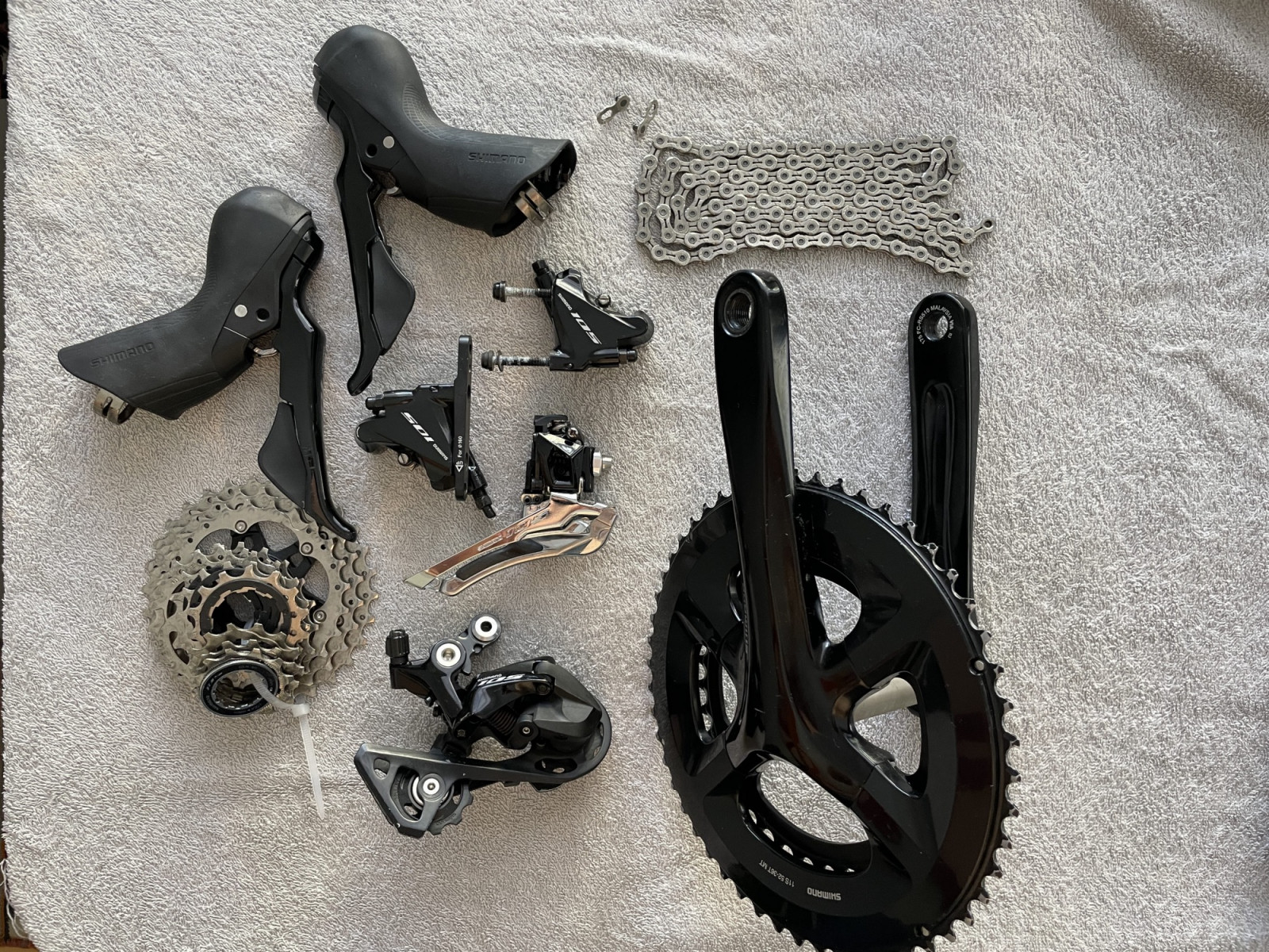Shimano R7000 105 Hydraulic Mechanical Groupset | Complete Groupsets ...