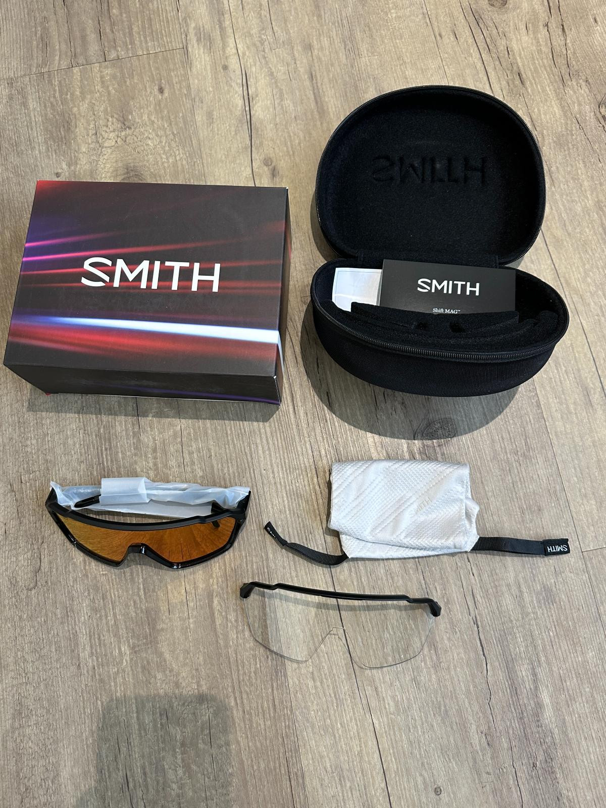 *BRAND NEW* Smith Shift Mag Red ChromaPop + Clear | Eyewear | Bike Hub