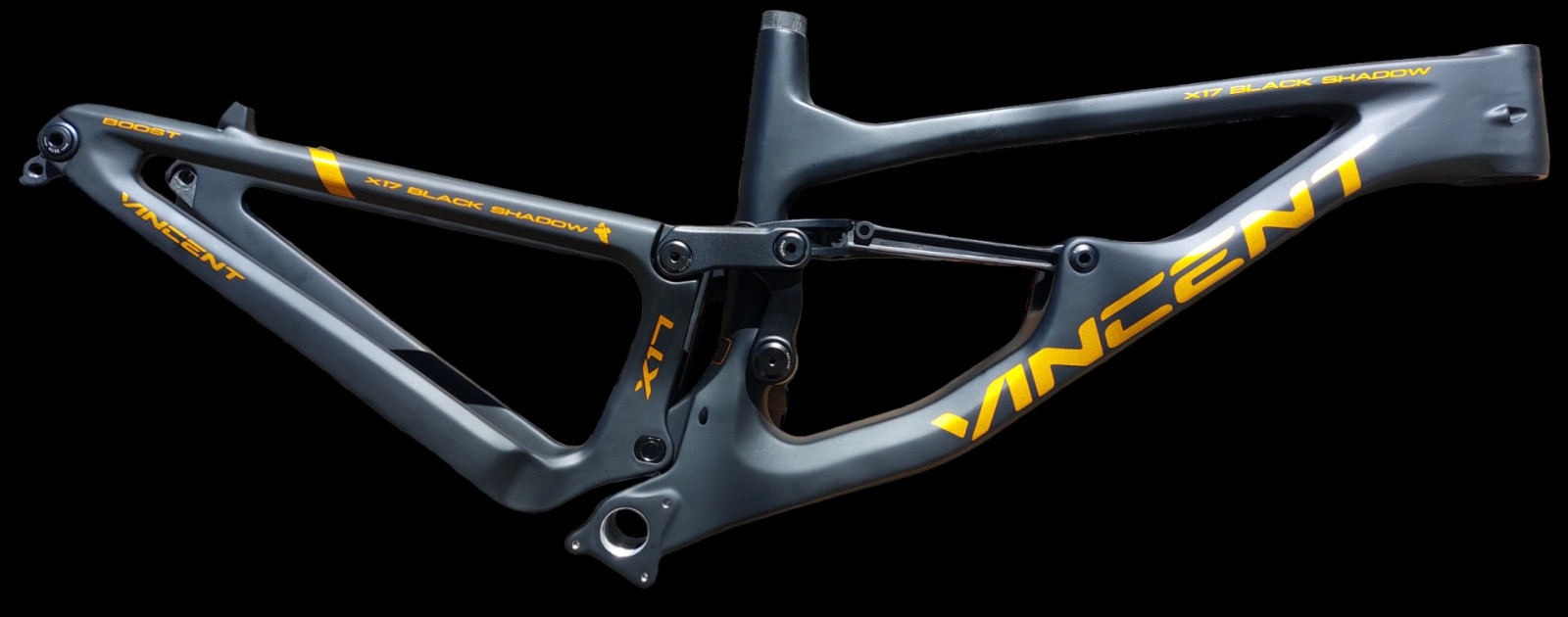 Vincent X17 Black Shadow Enduro (Frame Only) | Dual Suspension Mountain ...