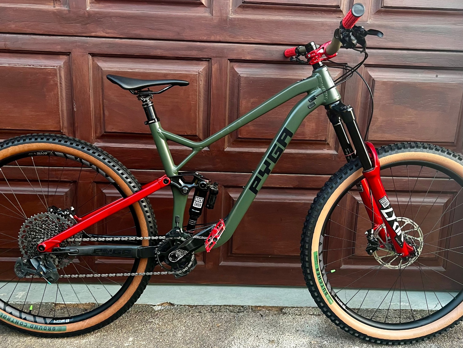 PYGA Slakline Frame with Rockshox Deluxe | Dual Suspension Mountain ...