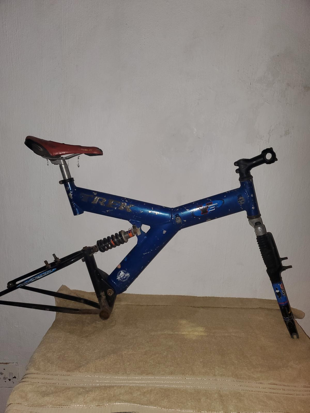 1995 TREK Y-Frame Y3 Unrestored Frameset | Dual Suspension Mountain ...