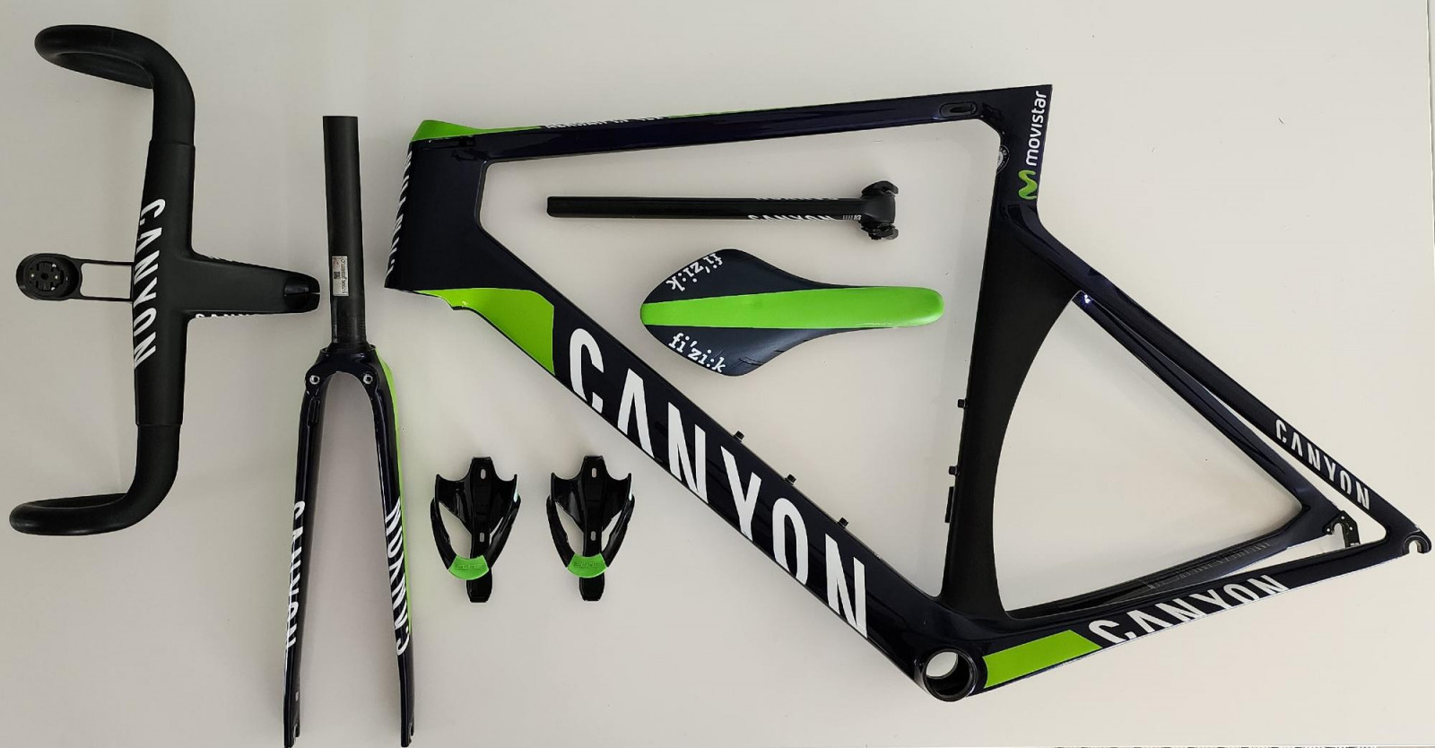 Genuine Movistar Team Pro Frameset - Electronic | Road Bike Frames ...