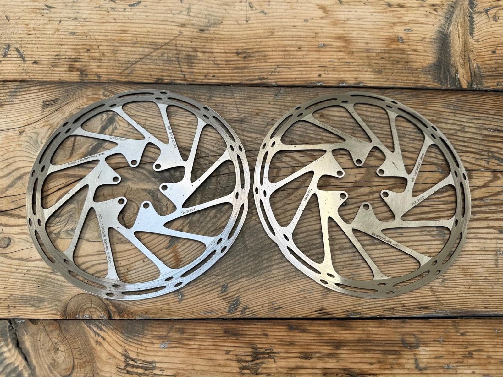 SRAM 6 Bolt 200mm Disc Brake Rotor Set | Brake Parts & Accessories ...