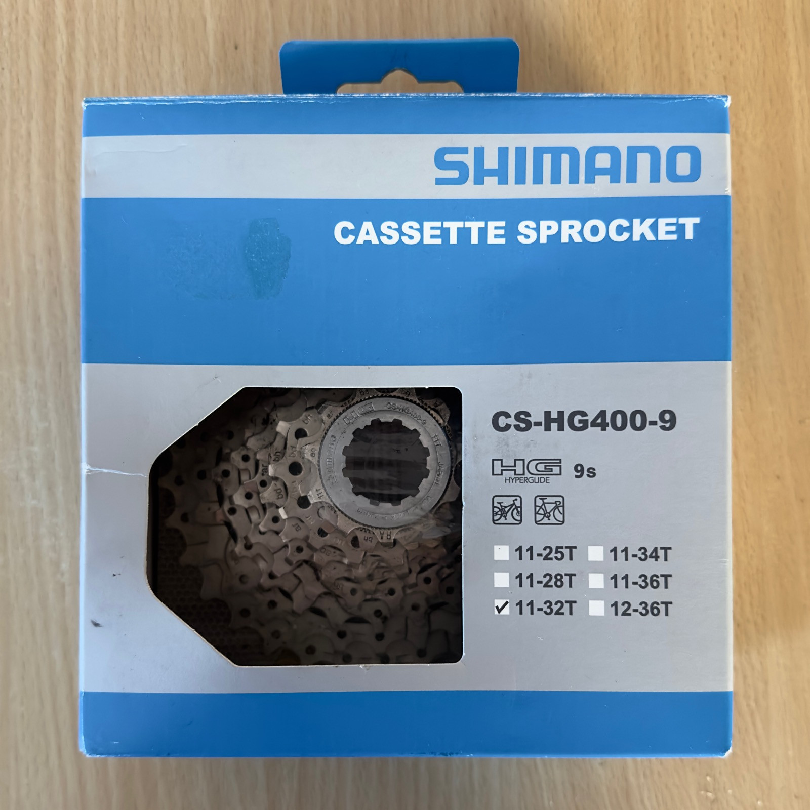 Shimano CS-HG400-9 11/32 9 speed cassette | Cassettes | Bike Hub