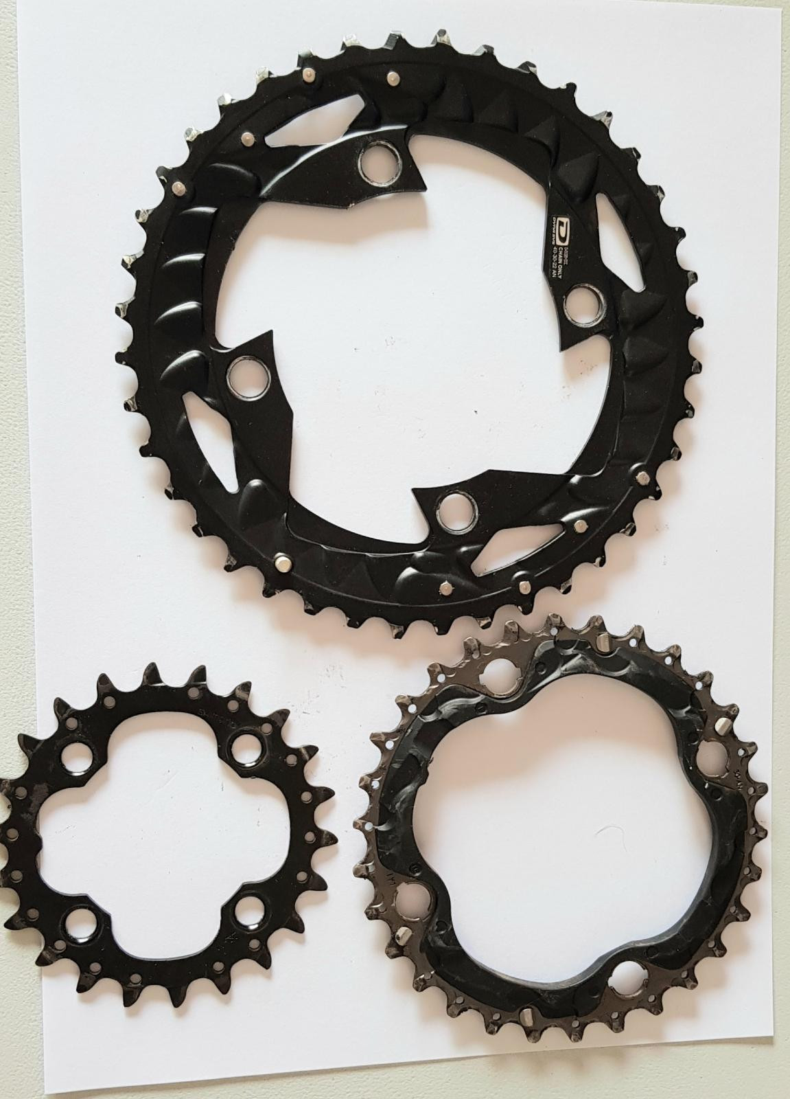 SHIMANO HG-X 40-30-22T AN ,10 SPEED | Chainrings | Bike Hub