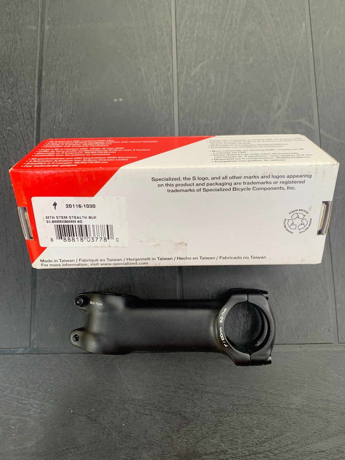 NEW Specialized 90mm 31.8 stem | Stems | Bike Hub