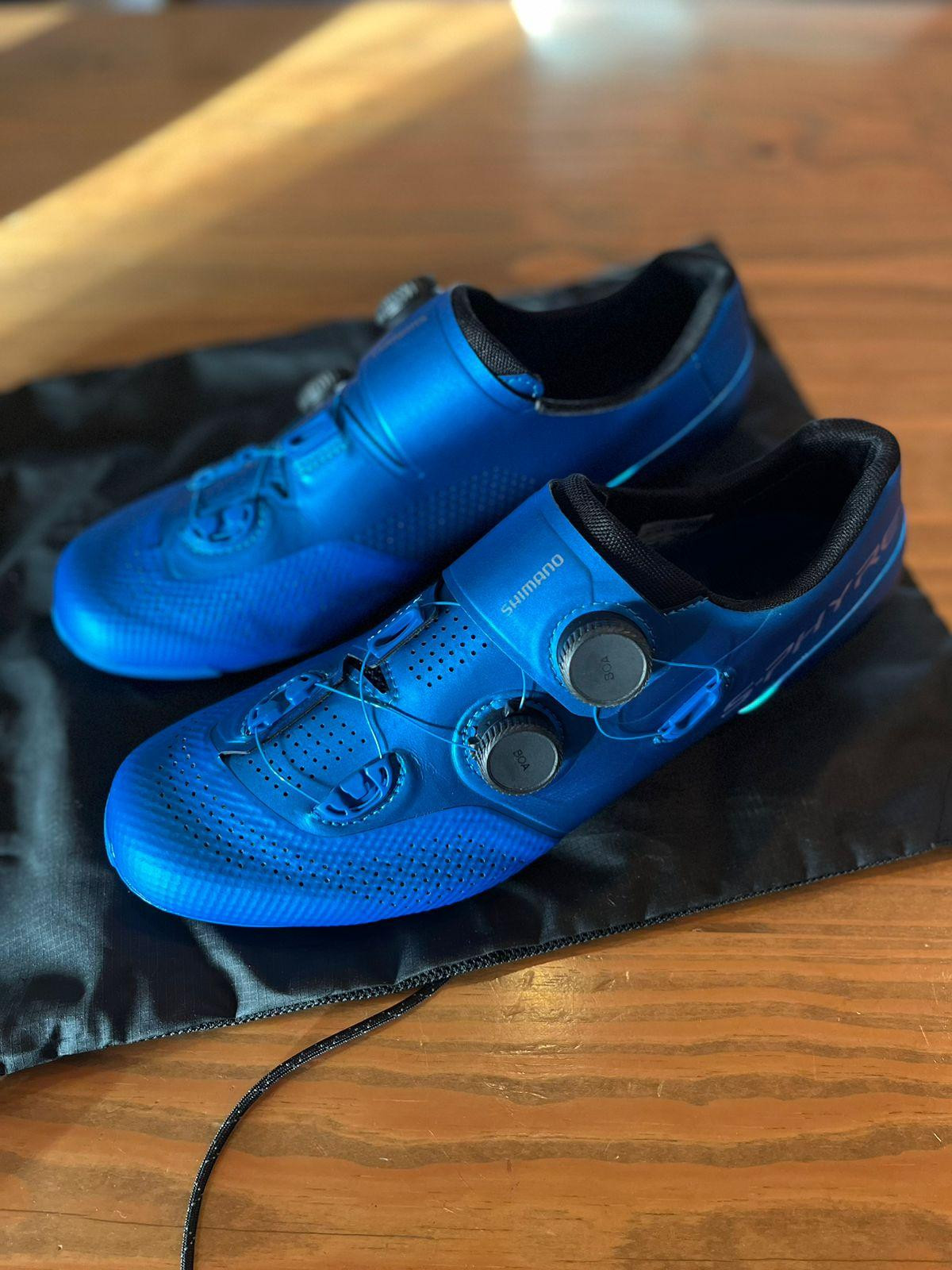 Shimano - S-Phyre RC 902 Blue 46W *Used Once* | Shoes | Bike Hub