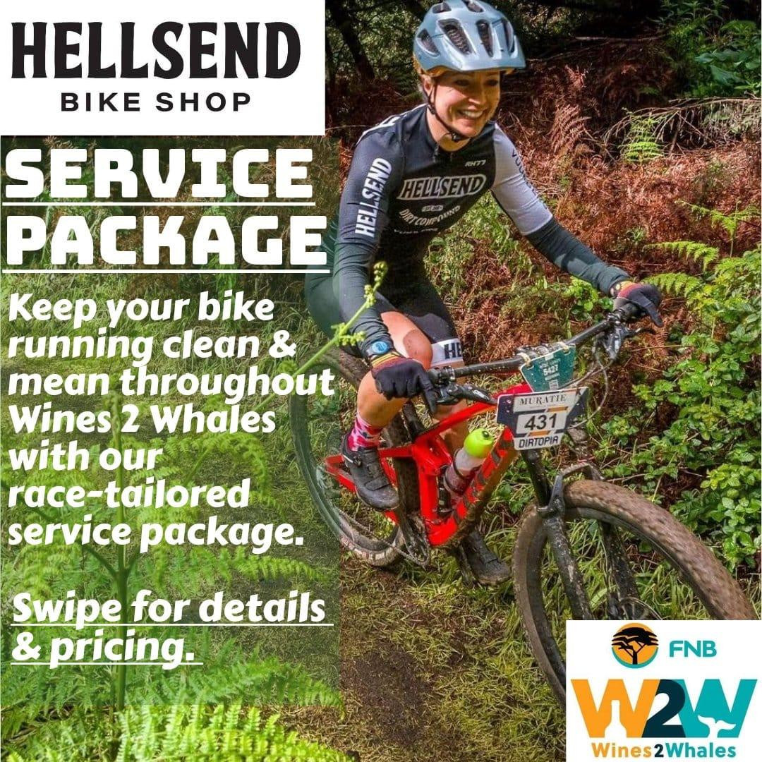Wines2Whales Service Packages | Event Entries | Bike Hub