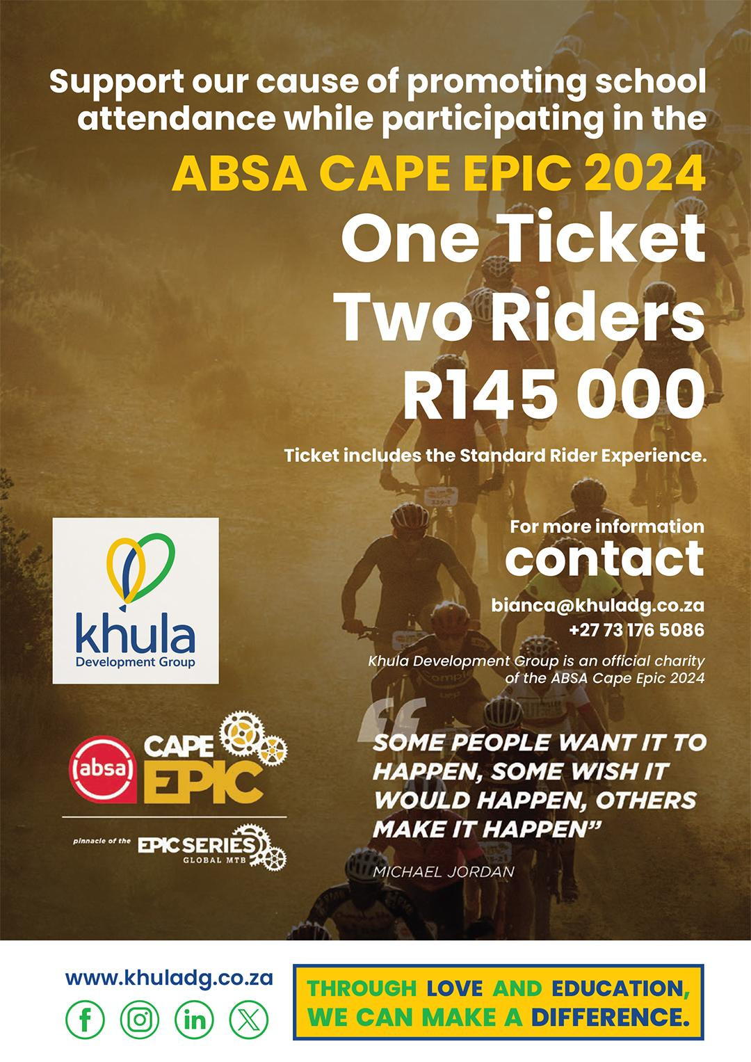 ABSA Cape Epic 2024 Rider Ticket | Event Entries | Bike Hub