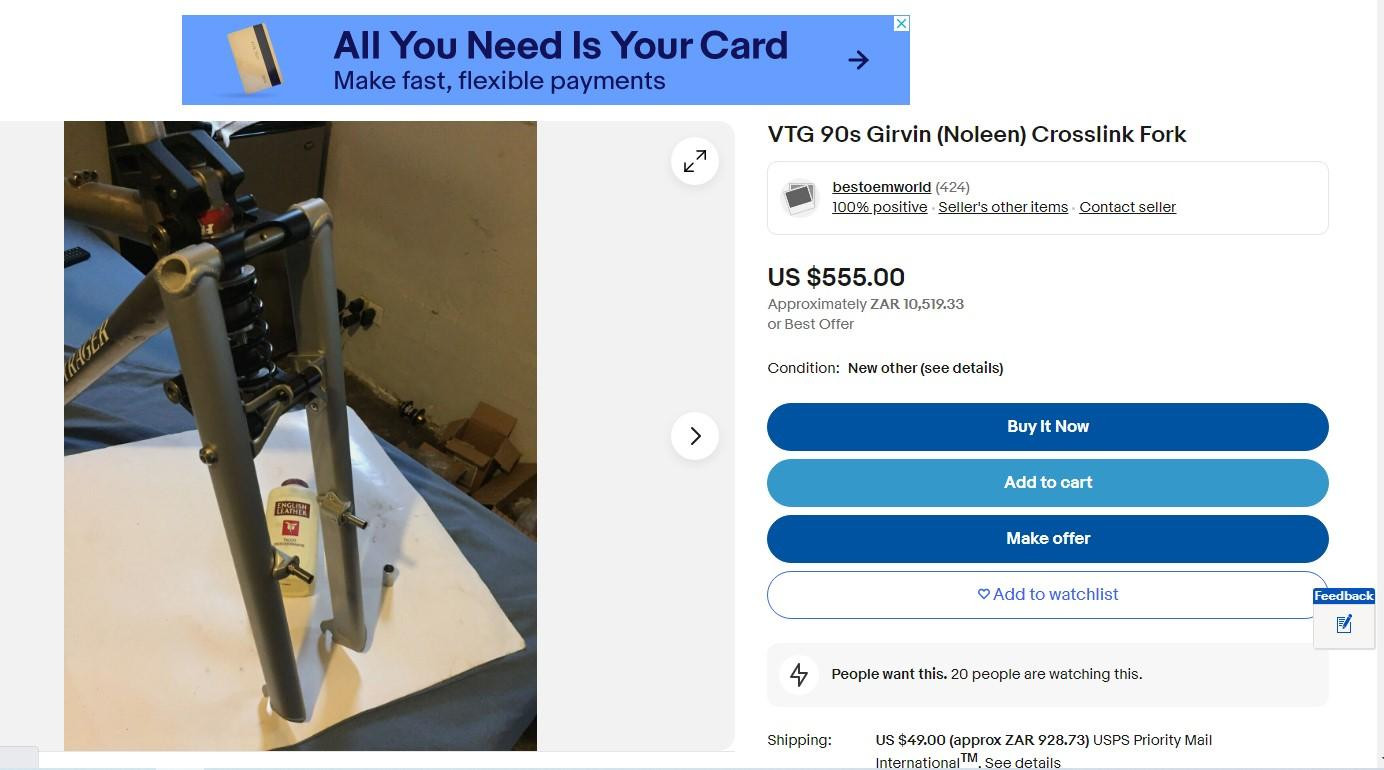 Proflex Generation 5 LT with Girvin Fork | Vintage Bikes | Bike Hub