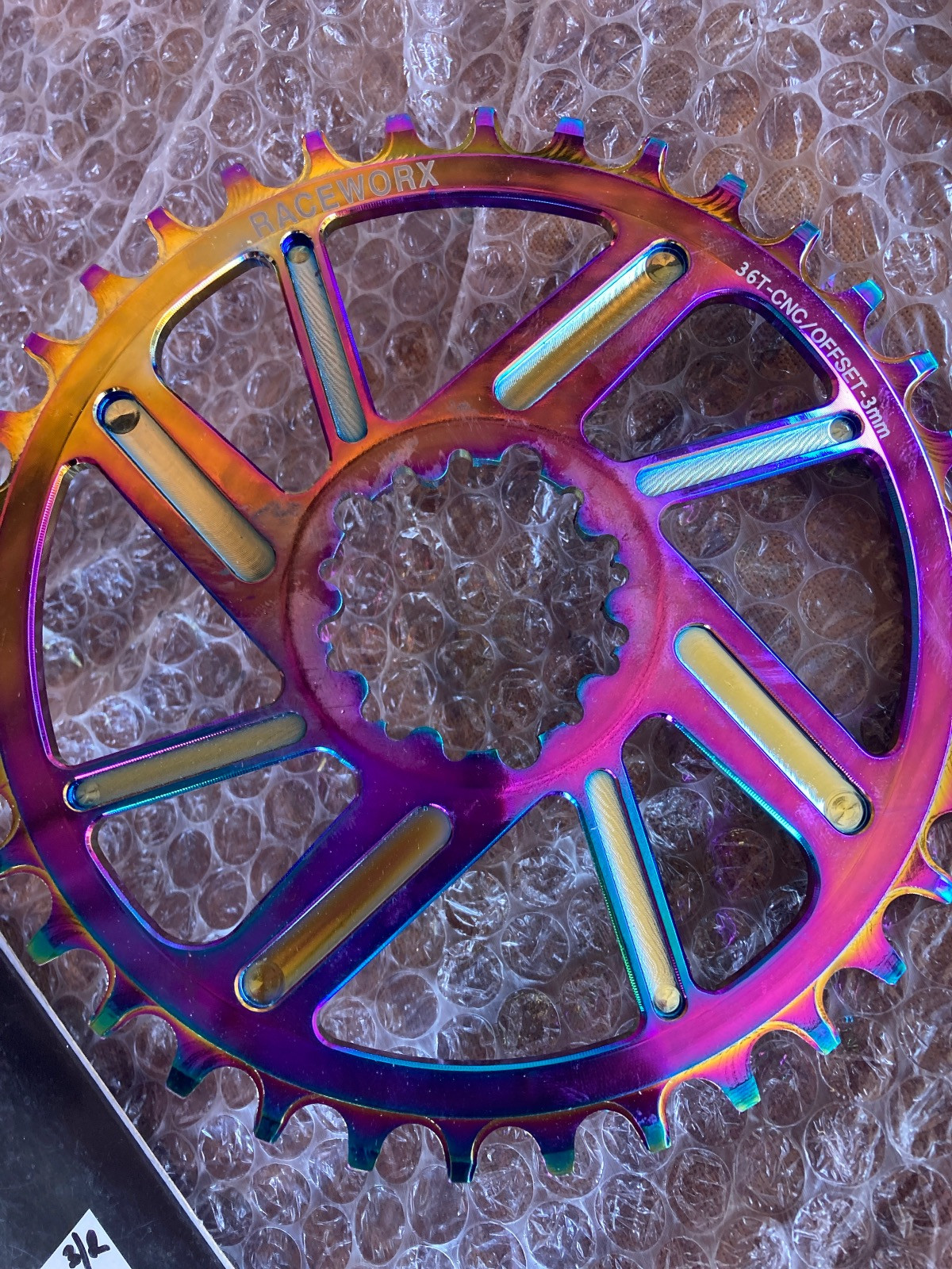 Raceworx 36T oilslick - sram direct | Chainrings | Bike Hub