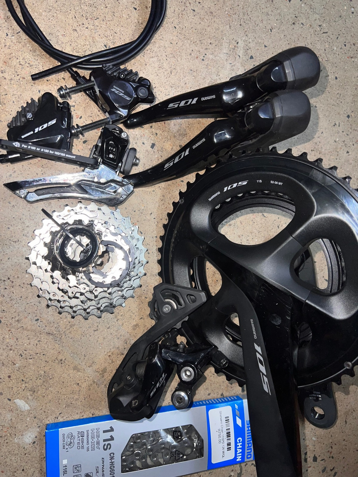Shimano 105 R7020 11 speed groupset | Complete Groupsets | Bike Hub