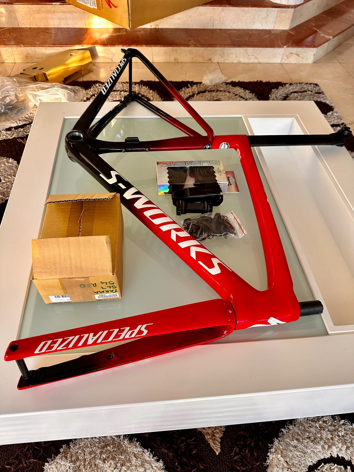 Specialized S-works Tarmac SL7 Frameset + Extras | Road Bike Frames ...