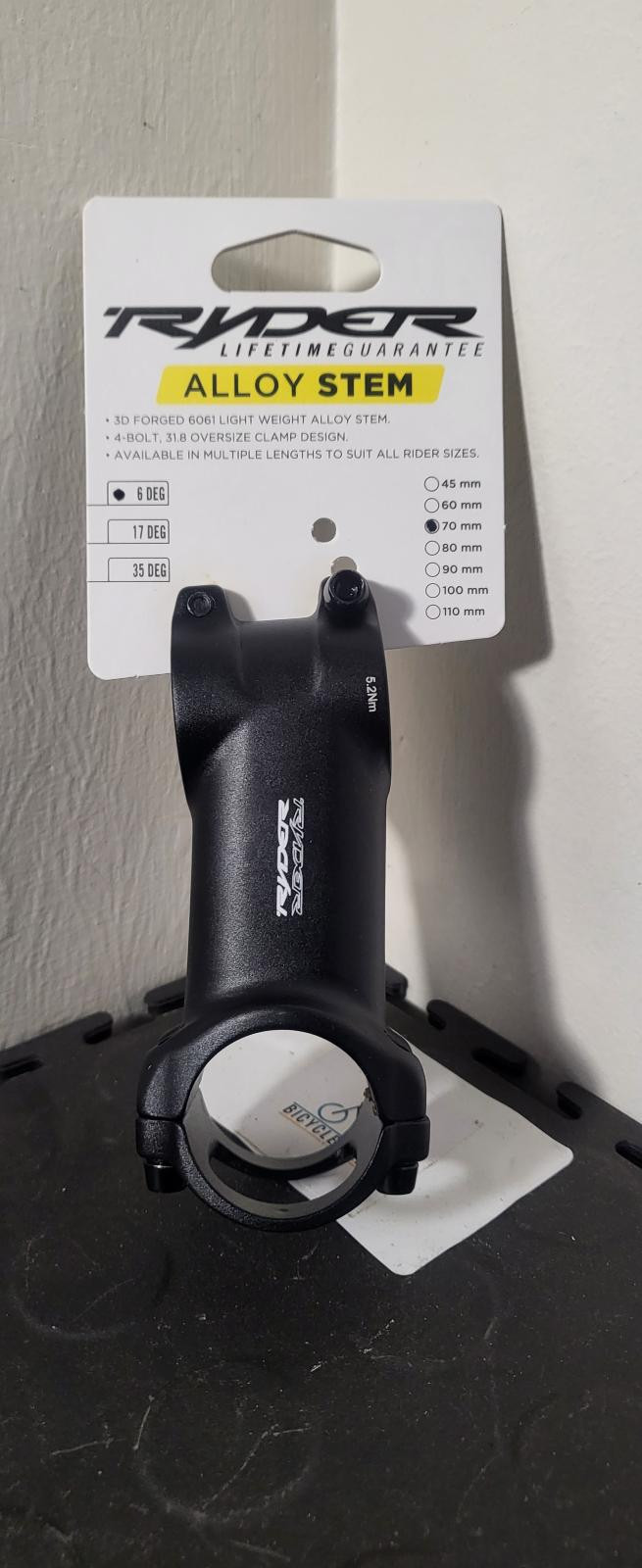 Ryder stem | Stems | Bike Hub