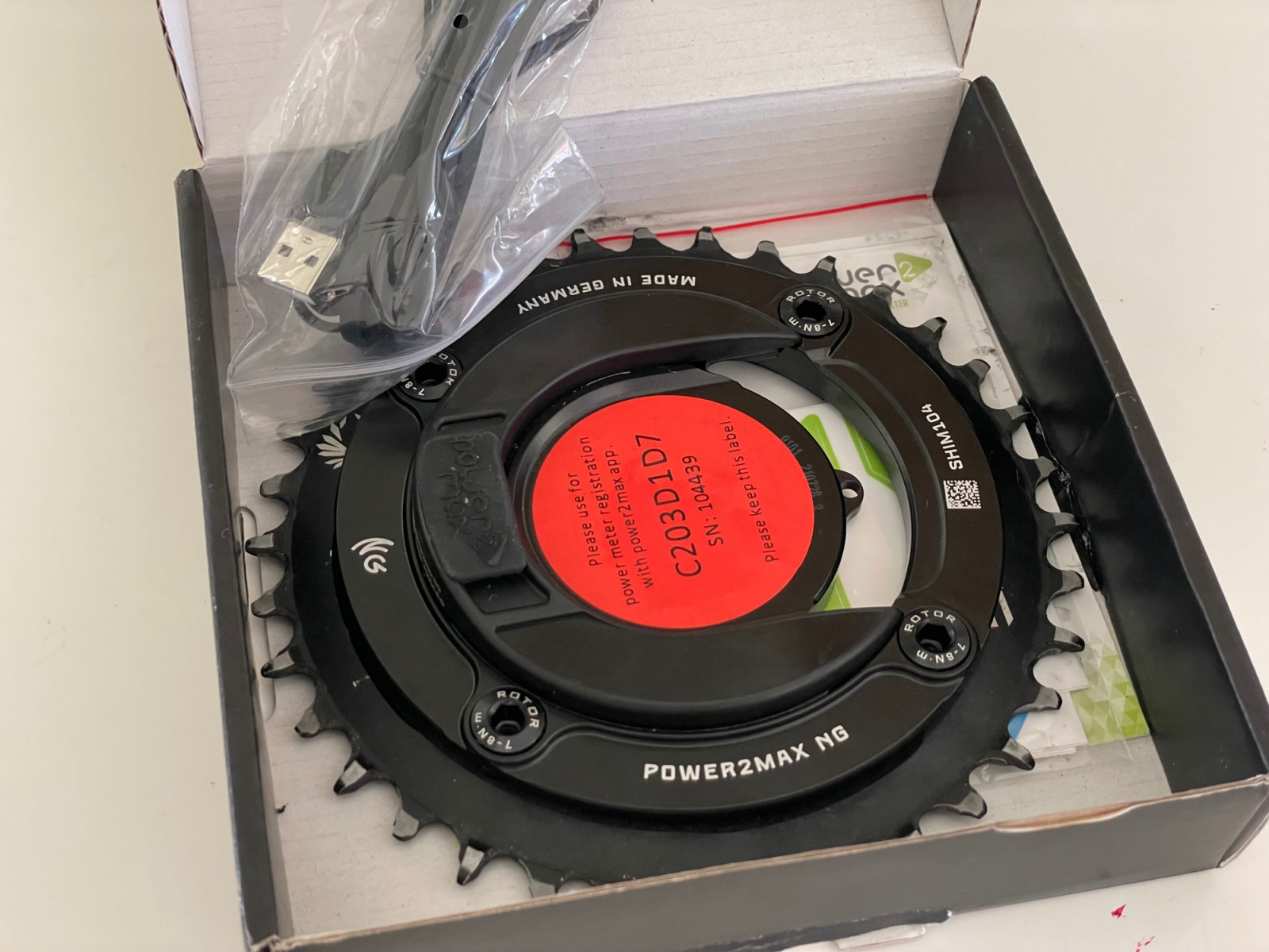 Power2Max NG shim104 | Power Meters | Bike Hub