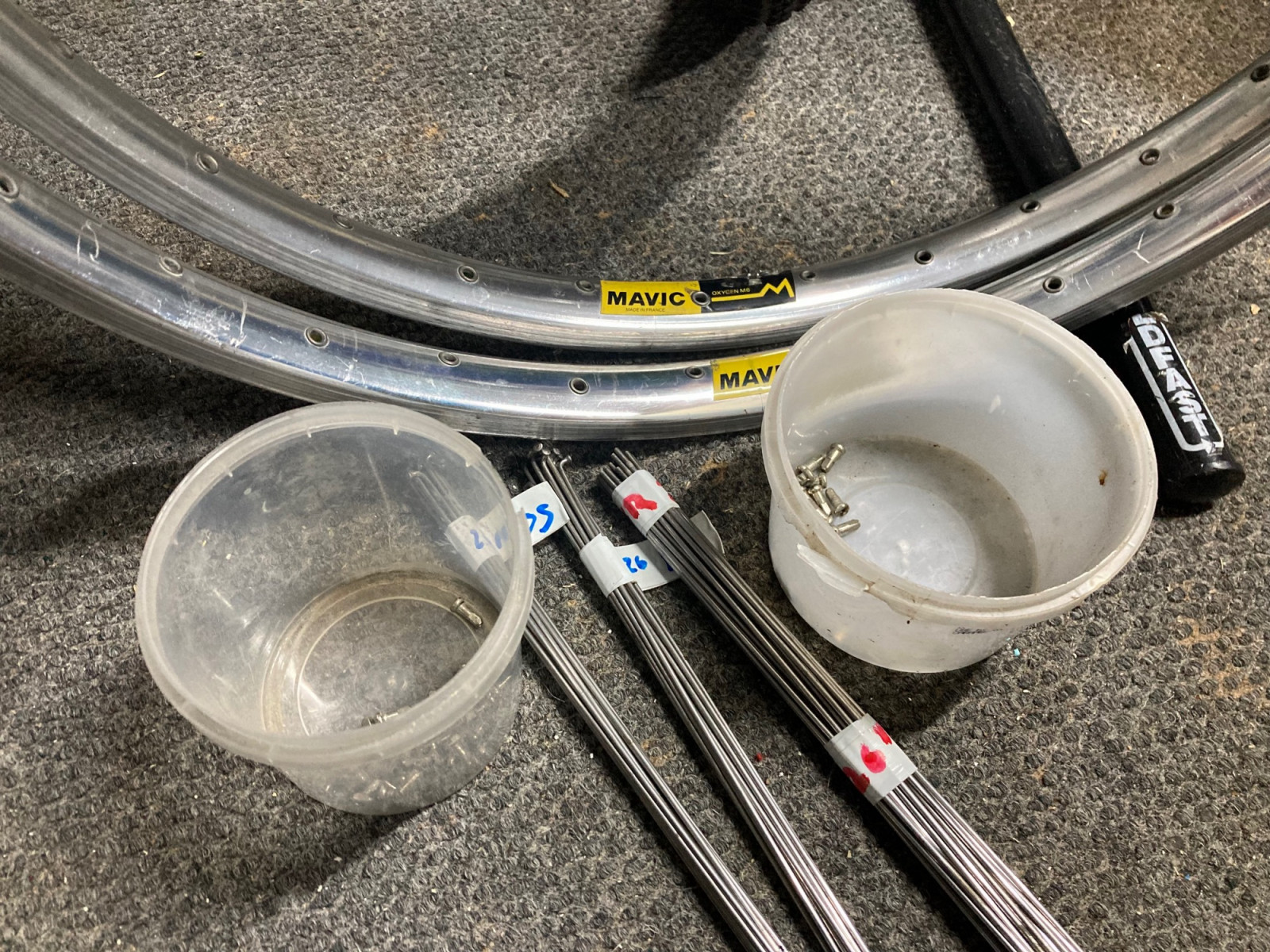 Mavic Oxygen M6 26 rims spokes and nipples | Vintage Components | Bike Hub