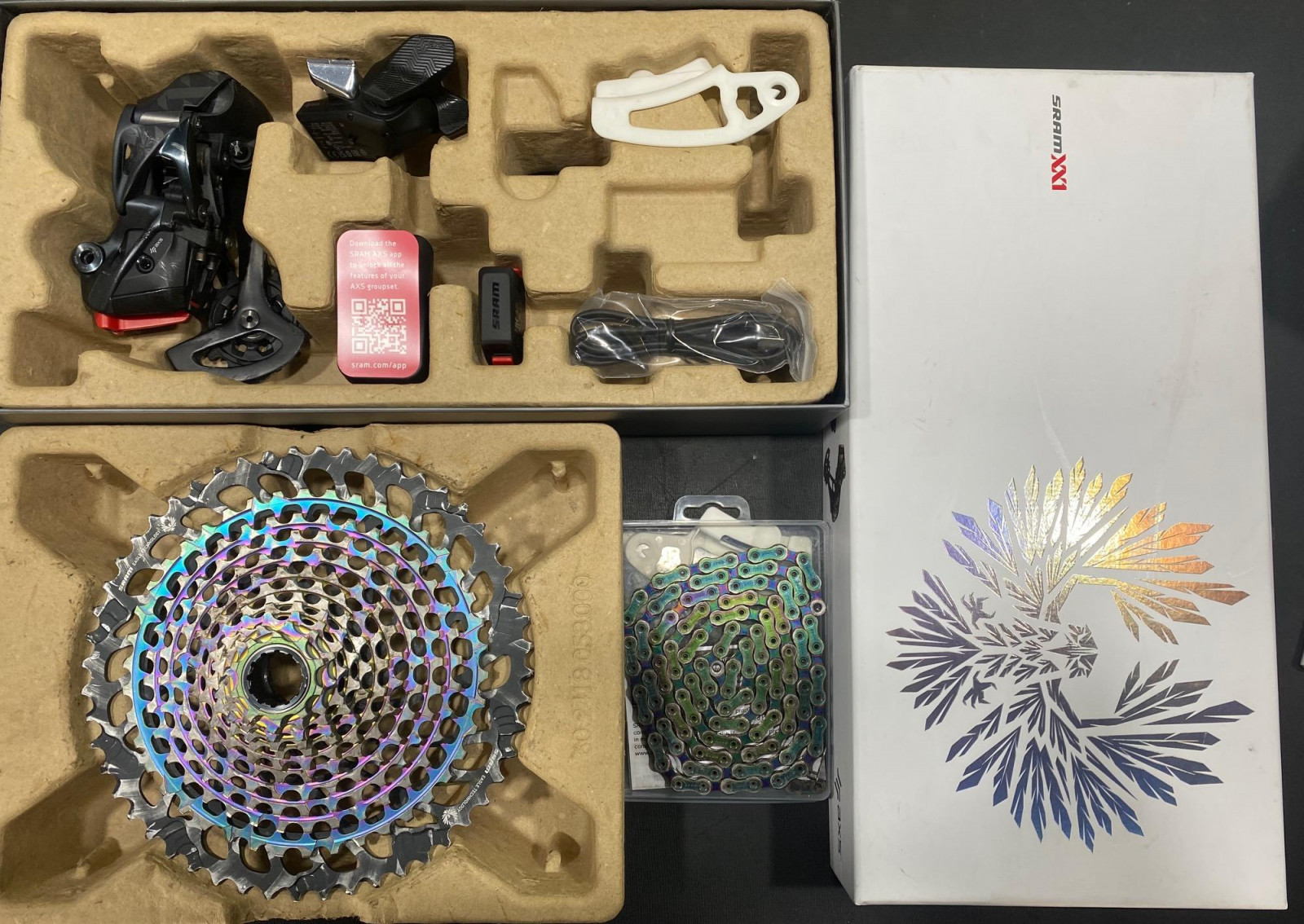 SRAM AXS wireless XX1 Rainbow Groupset excl Cranks | Complete Groupsets ...